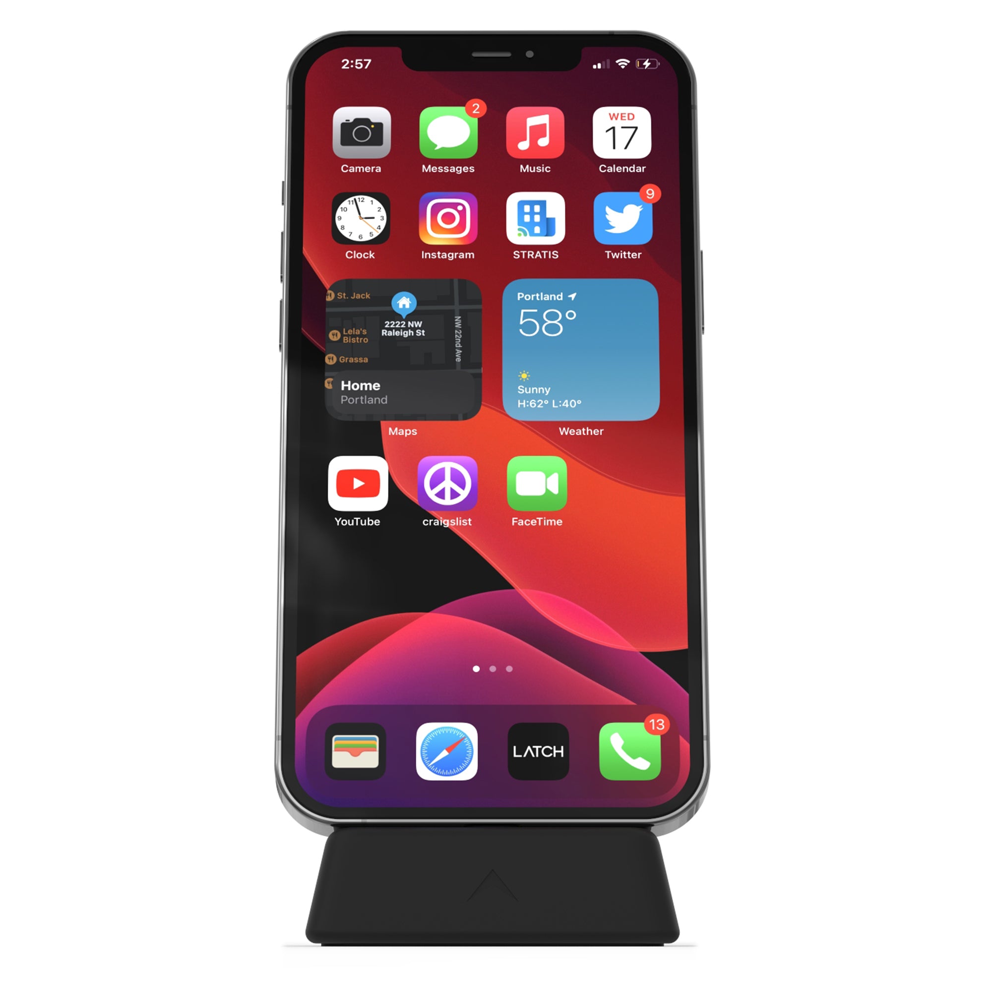 Elevation Dock 5 - iPhone Dock with precise adjustment, Apple MFi ...