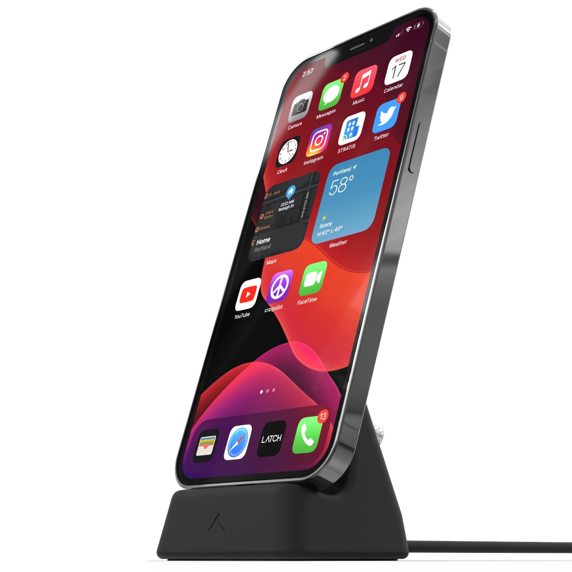 Elevation Dock 5 - iPhone Dock with precise adjustment, Apple MFi ...